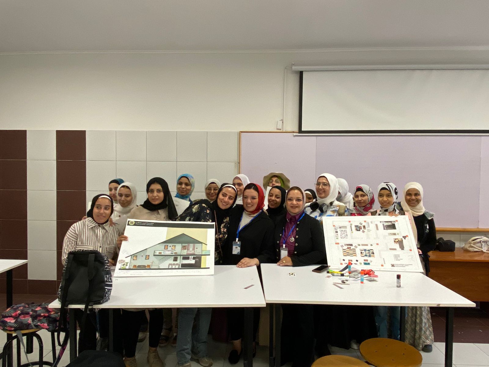 Abbas Helmy School visits PUA’s Arts and Design
