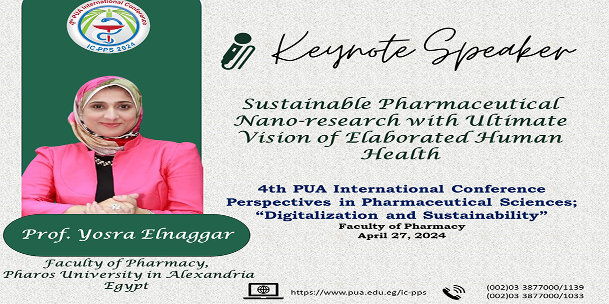 PUA’s Pharmacy Hosts Prof. Dr. Yosra Elnaggar - Pharos University in ...