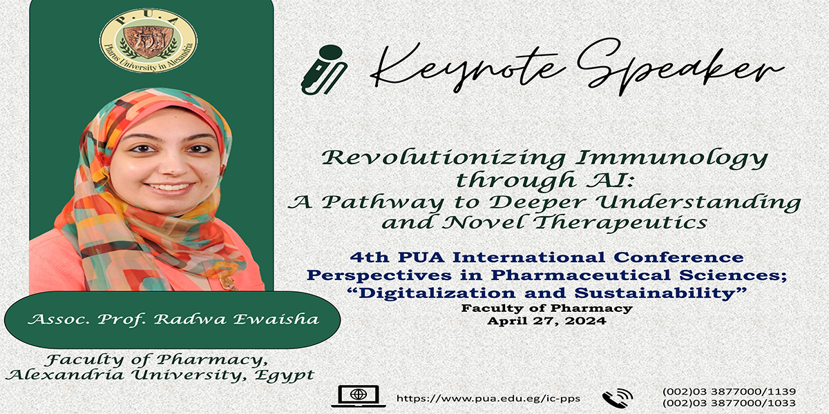 PUA’s Pharmacy Hosts Dr. Radwa Ewaisha