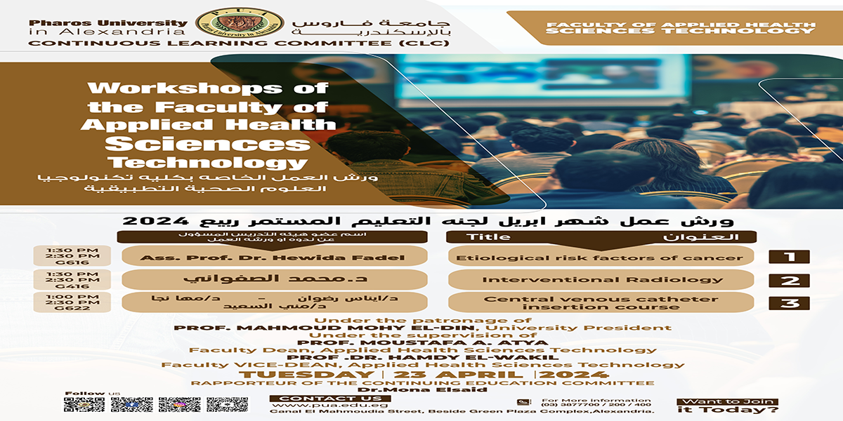 Continuous Learning Committee Plan (Workshops of the Faculty of Applied ...